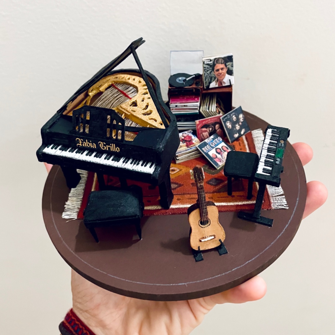 Projeto Mini Estúdio Musical | Luiza Venâncio ⦚ Miniaturista
